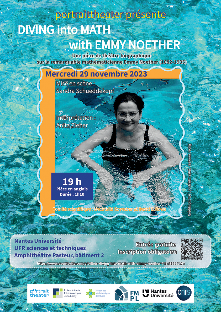 Pièce de théâtre "Diving into Math with Emmy Noether" - UFR Sciences et ...